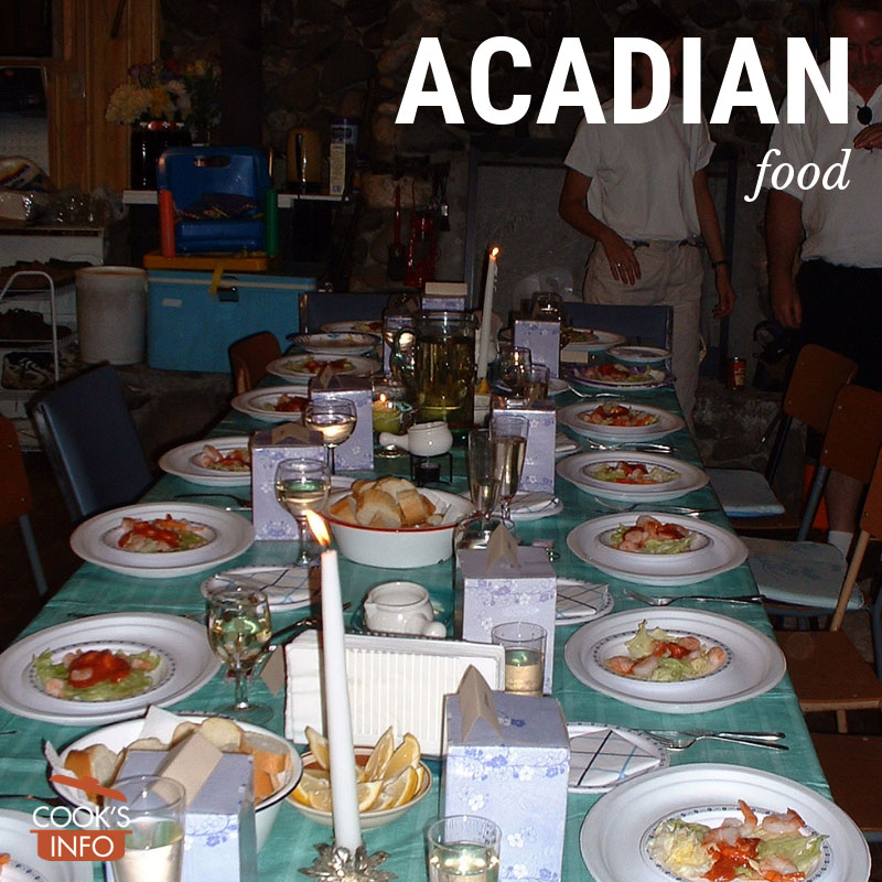 Acadian Food - CooksInfo
