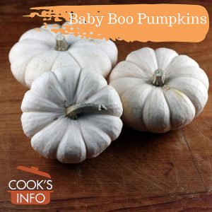 Baby Boo Pumpkins - CooksInfo