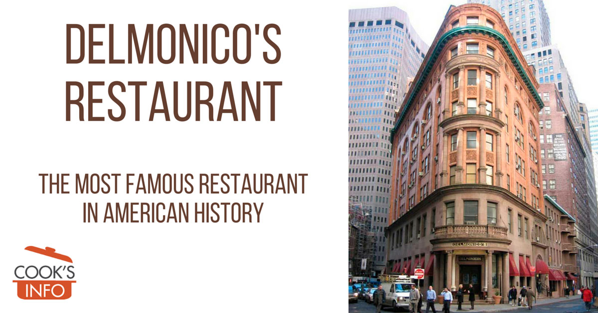 Delmonico's Restaurant - CooksInfo