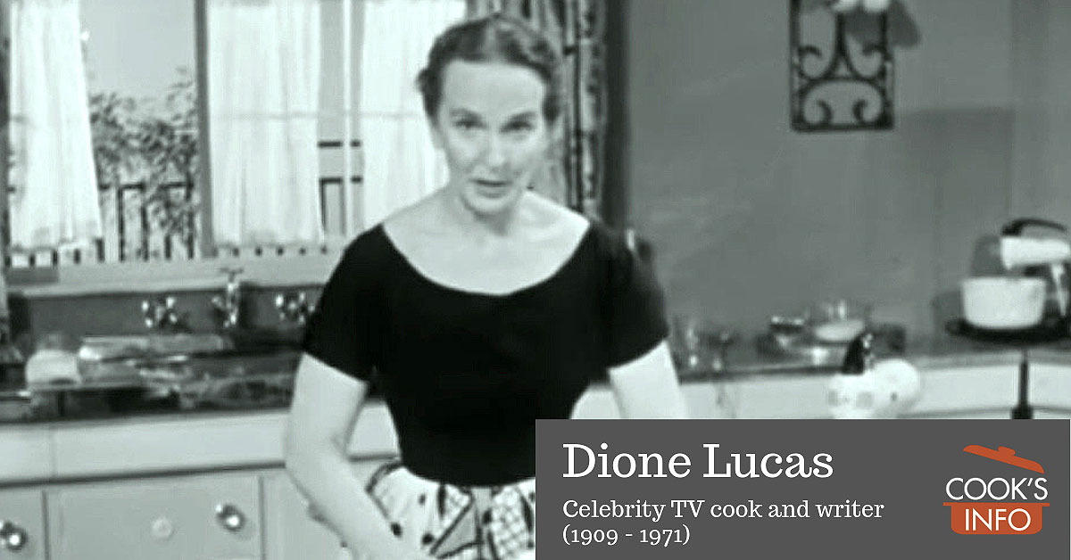 Dione Lucas - CooksInfo