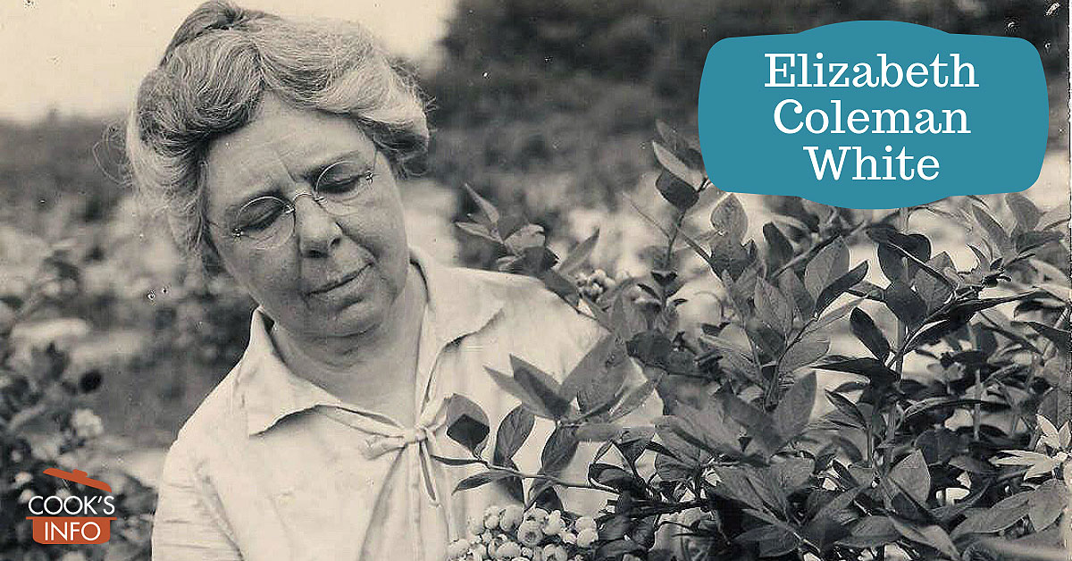 Elizabeth Coleman White - CooksInfo