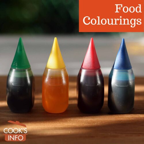 Food Colourings - CooksInfo