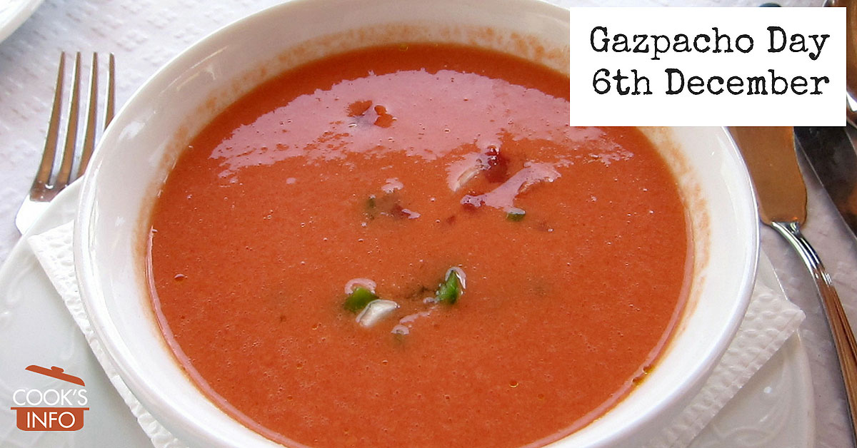 Gazpacho Day - CooksInfo