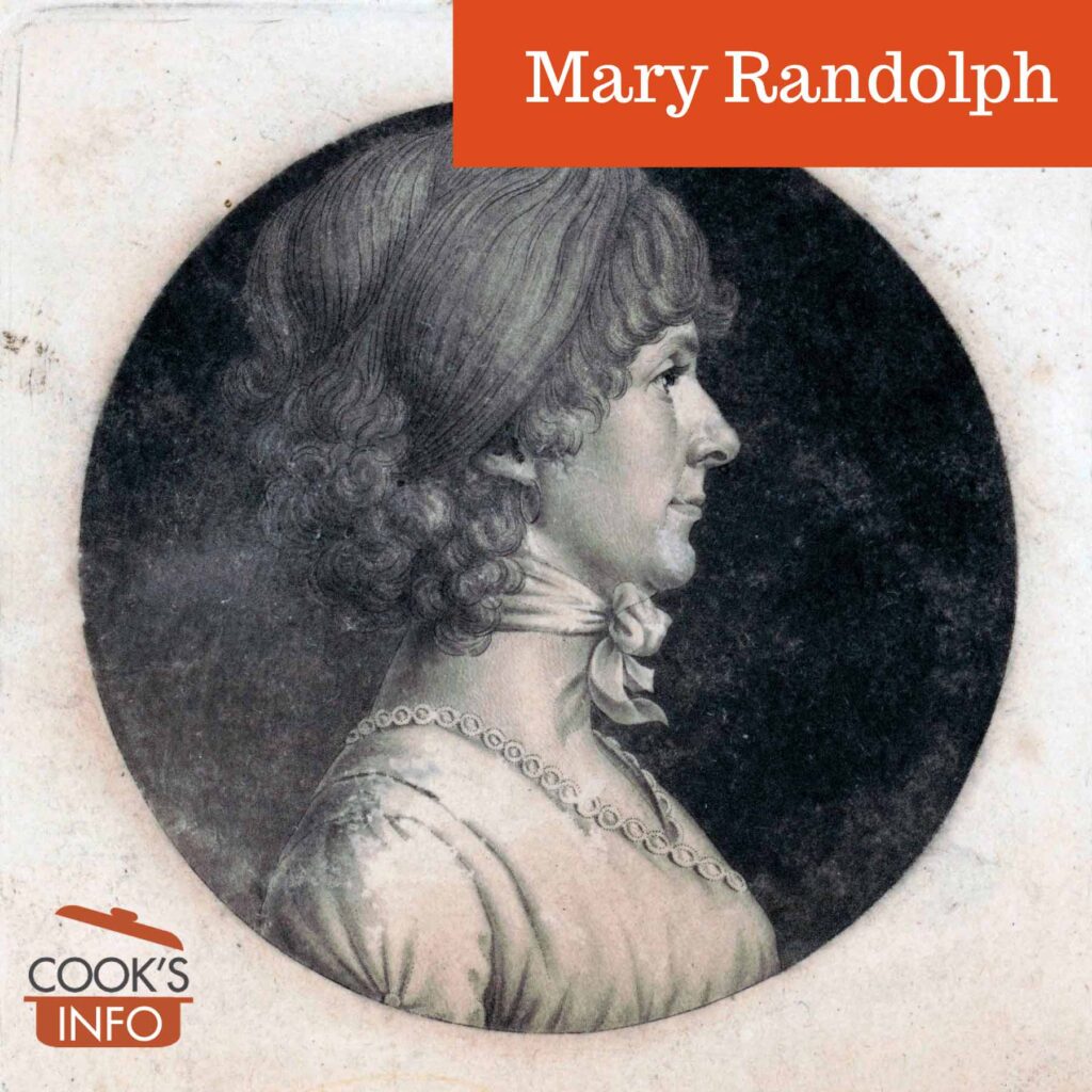Mary Randolph - CooksInfo