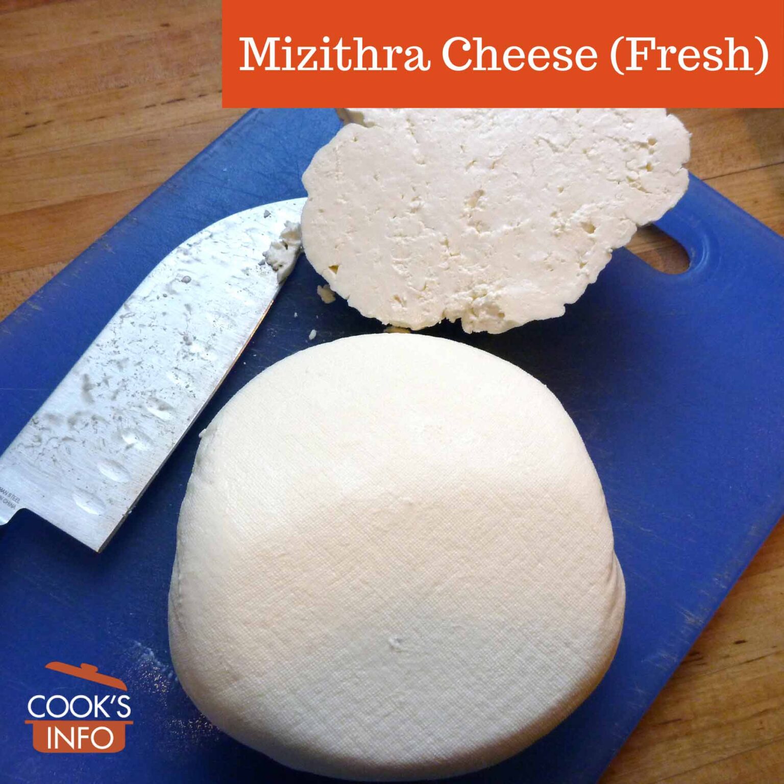 Mizithra Cheese (Fresh) - CooksInfo