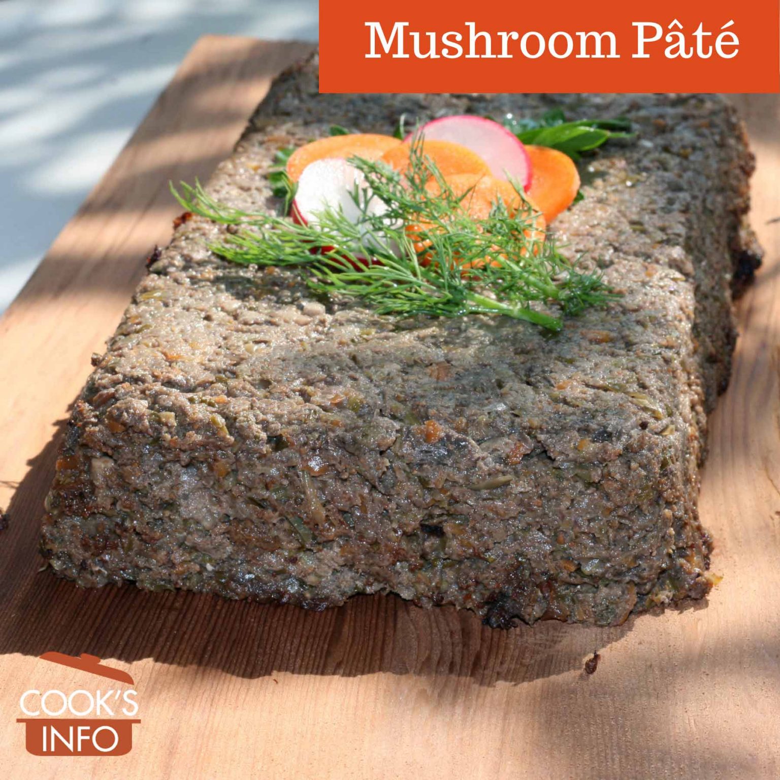 Mushroom Pâté (Light) - CooksInfo
