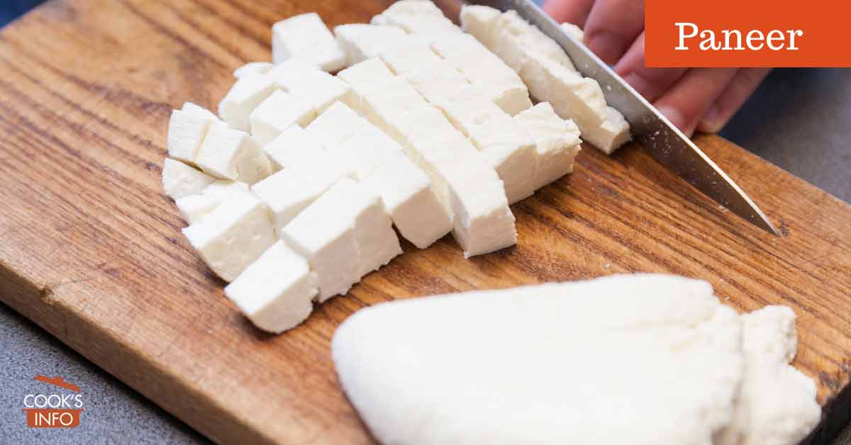 Paneer - CooksInfo