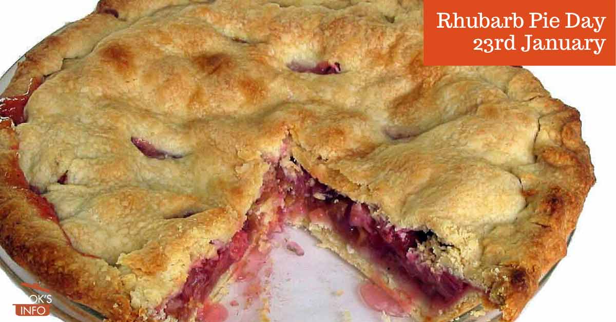 Rhubarb Pie Day - CooksInfo