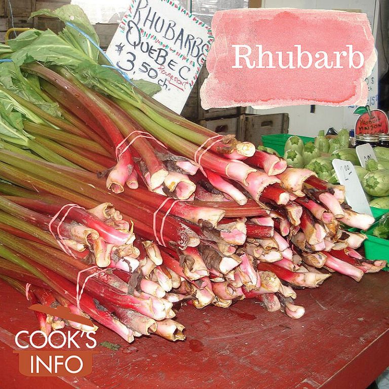Rhubarb - CooksInfo