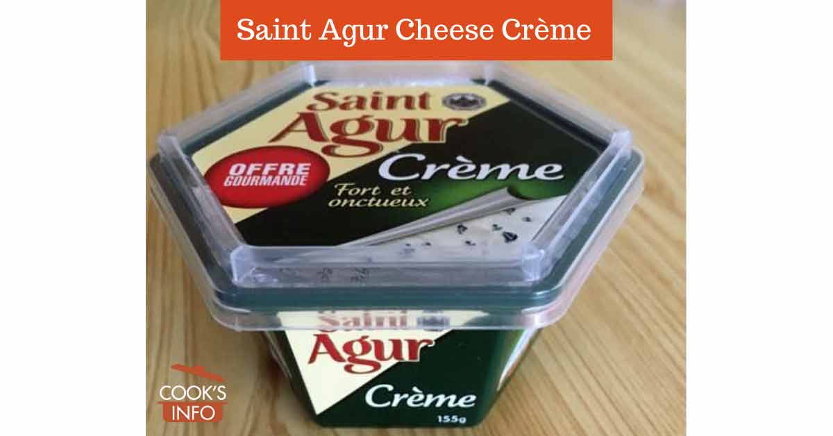Saint Agur Cheese Crème - CooksInfo