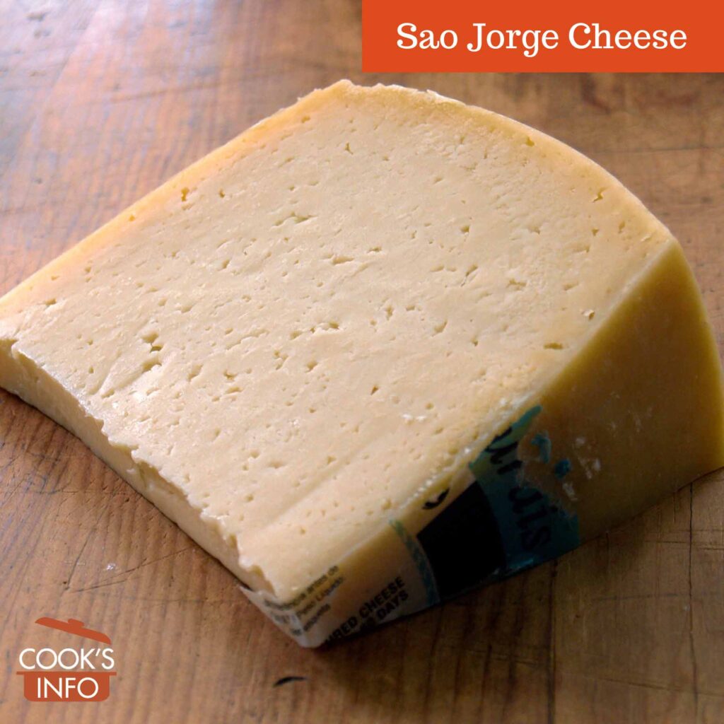 São Jorge Cheese - CooksInfo