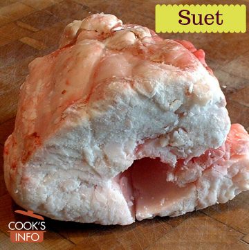 Suet - CooksInfo