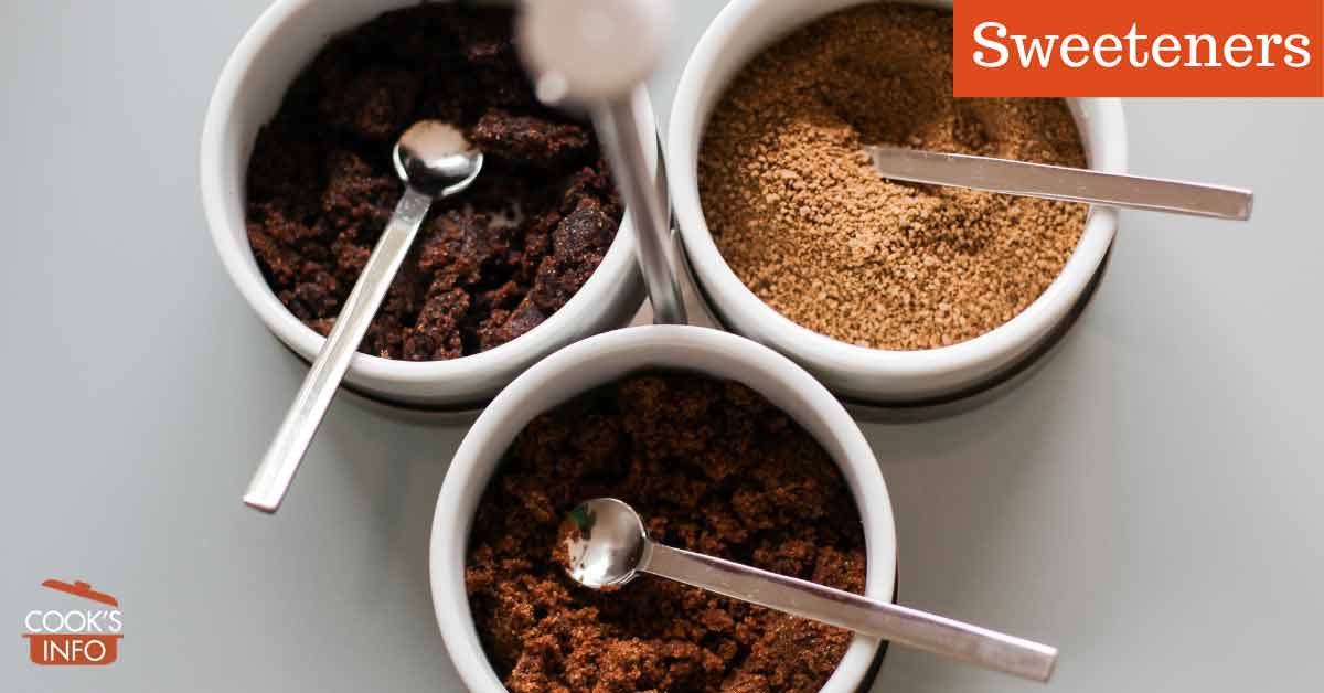 Sweeteners - CooksInfo