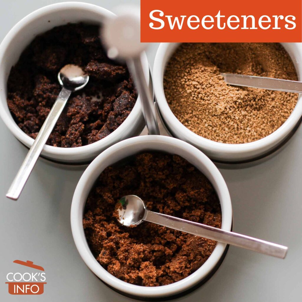 Sweeteners - CooksInfo