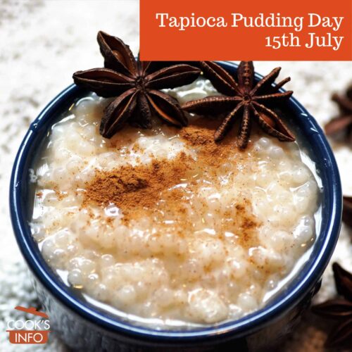 Tapioca Pudding Day - CooksInfo