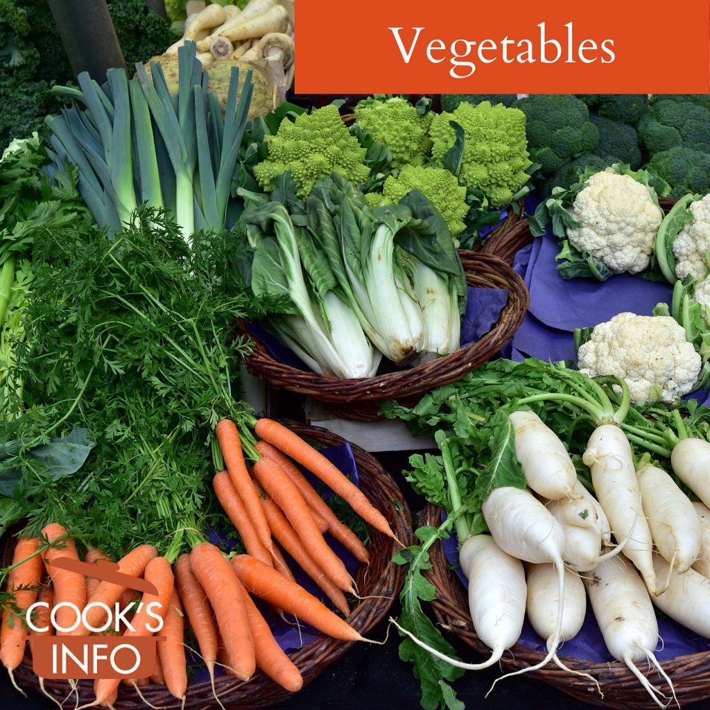 Vegetables - CooksInfo